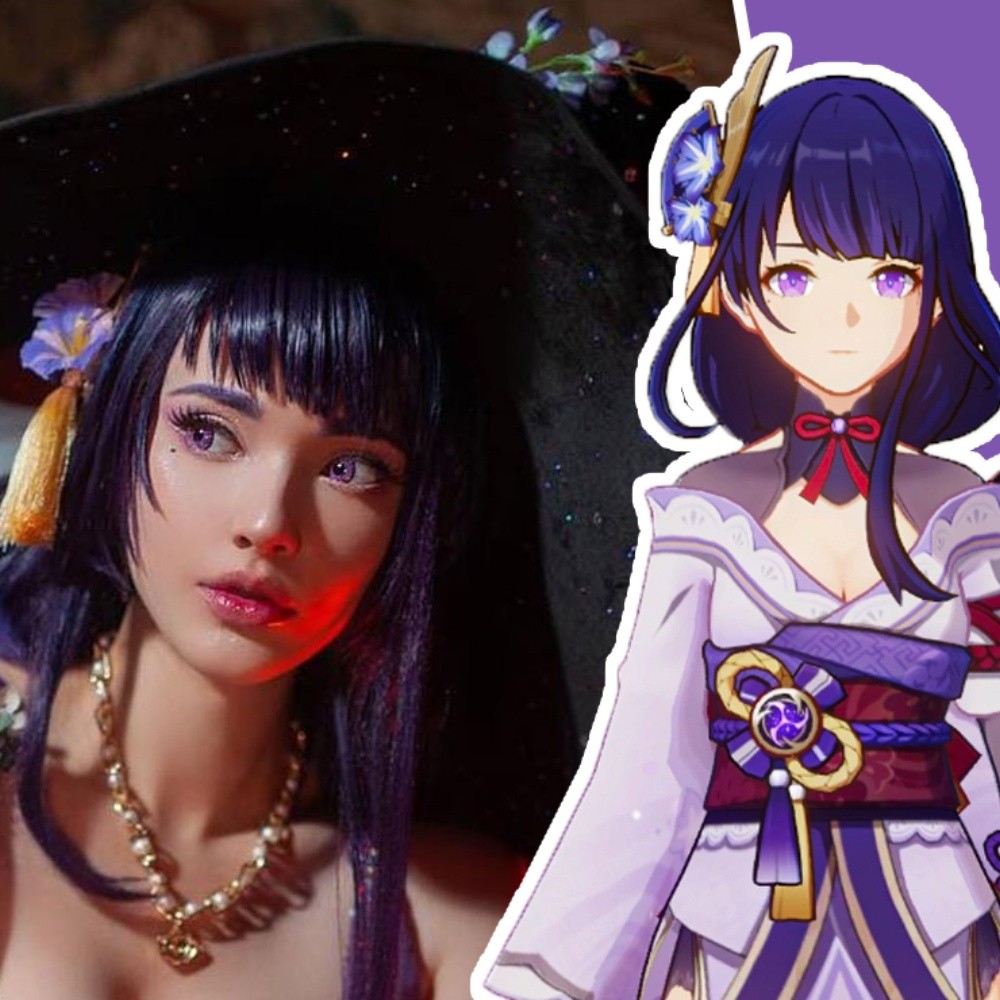Misaki Sai se convierte en la Shogun Raiden de Genshin Impact en un increíble cosplay de Brujita ...