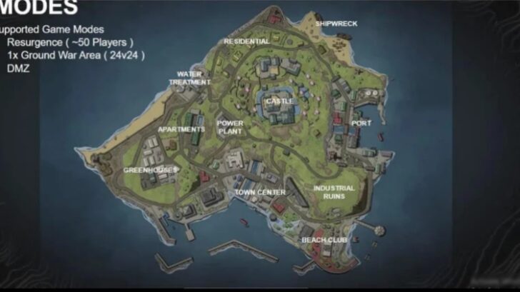 El mapa de Warzone 2 Rebirth Island supuestamente se filtra en línea ...