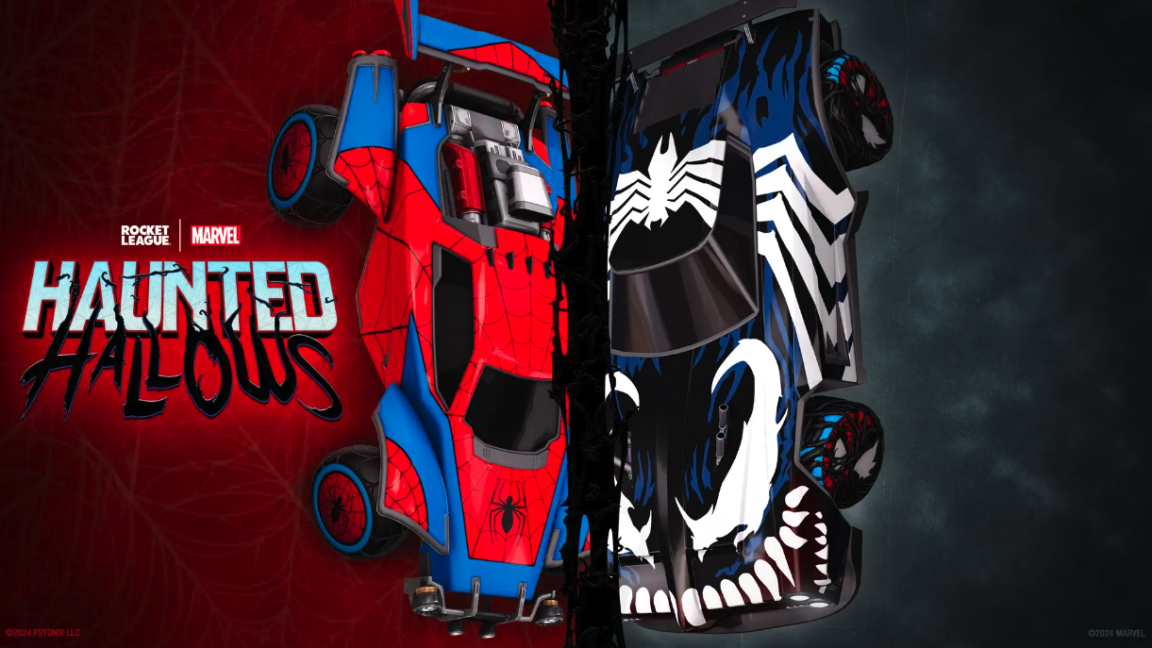 Rocket League celebra Halloween con el DLC de Spider-Man y Venom, y ...